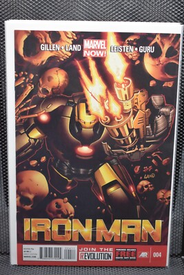 Iron Man #4 Greg Land Cover A Marvel Now 2013 Kieron Gillen Tony Stark ...