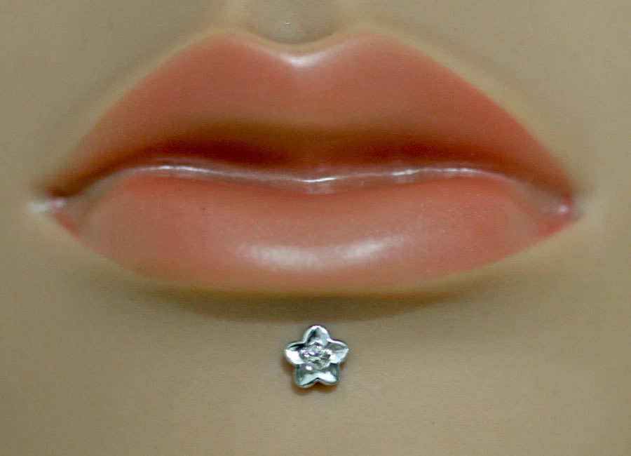 Lip Piercing Diamond Stud