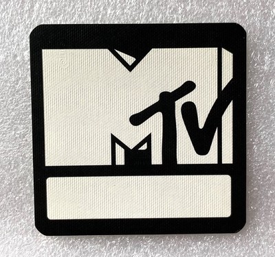 Vintage Original MTV Logo Sticker Square 3"x3" Decal Backstage Pass ...