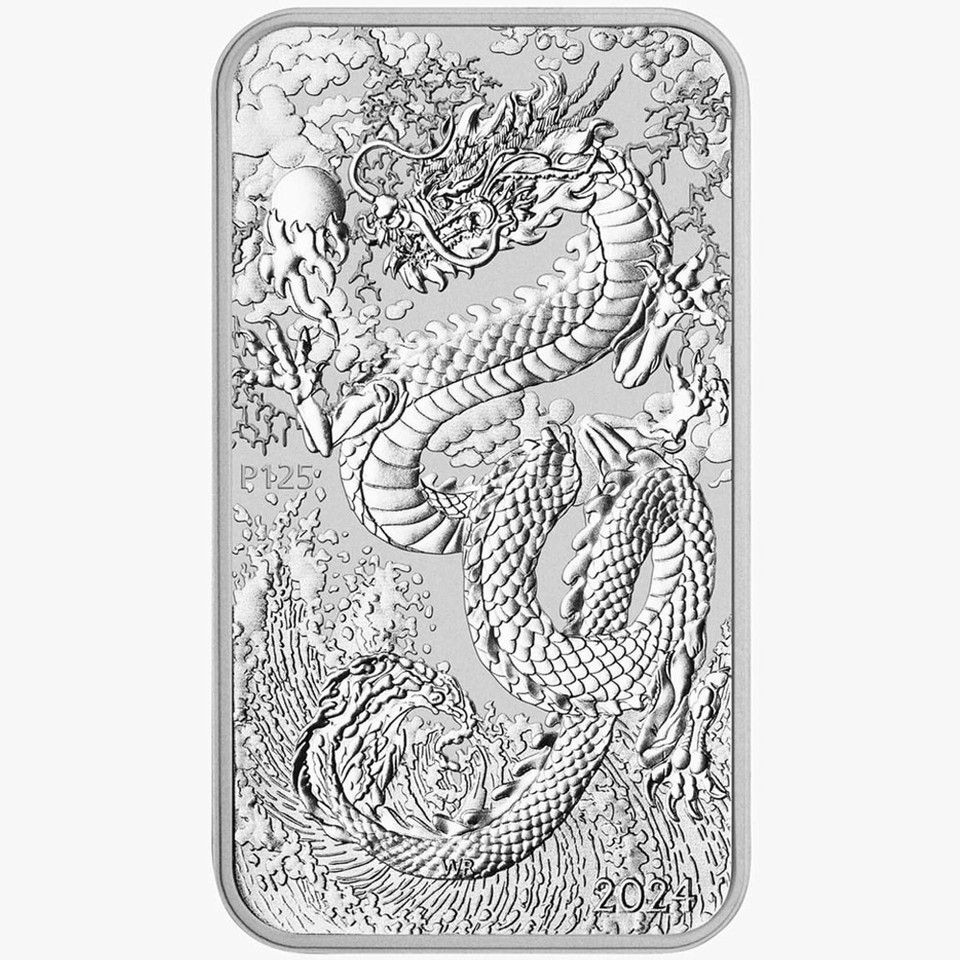 Lot of 20 - Australia 2024 1-oz Perth Mint Silver Dragon Bar | eBay