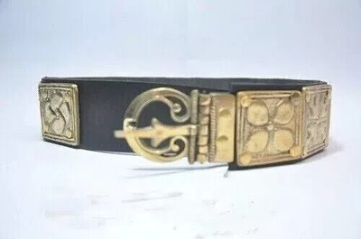 Armor Roman Belt Legionary's Belt Brass Natural Leather medieval Roman ...
