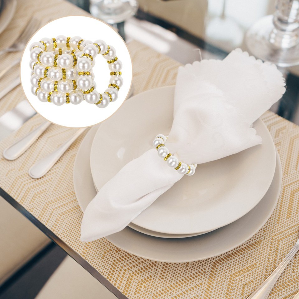 20pcs Festival Napkin Ring: Table Napkin Buckles For Dinning Table ...