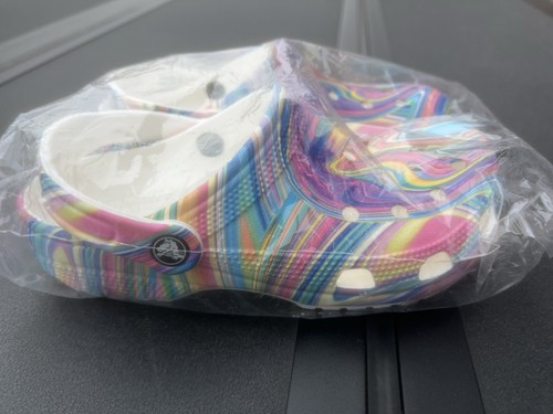 Crocs Classic Clog Out of This World Pastel Swirl Multicolor Mens 5 ...