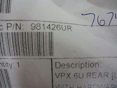 981426UR Meritec VPX 6U REAR [LONG] HOUSING KIT BRAND NEW! | eBay