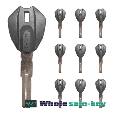 LOT OF 10 KEY FOB FOR Ducati AfterMarket Lasercut Blank with T5 ...