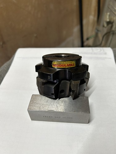 Sandvik Coromant RA 285.2-080 Module Face 5 Flute Milling Mill Cutter ...