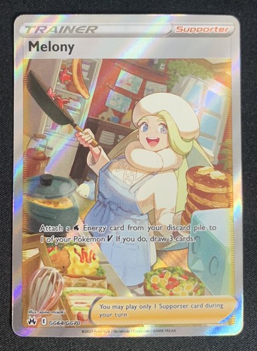 Melony GG64/GG70 Crown Zenith Galarian Gallery Trainer Pokemon TCG Card ...