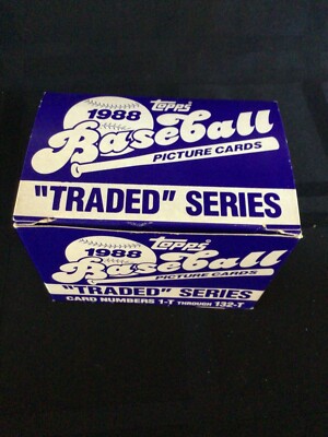 1988 Topps Traded Complete Factory Baseball Card Set 132 Cards Alomar ...