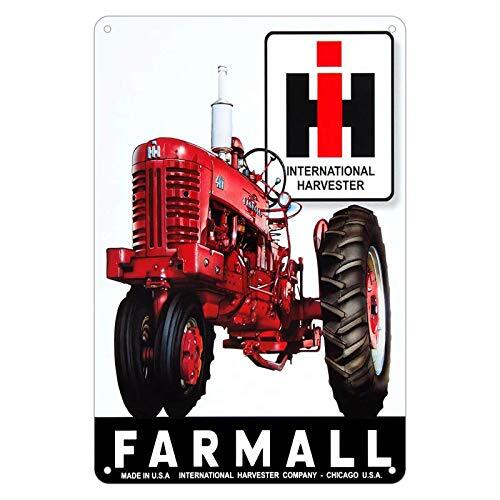 Metal Signs Vintage Funny Plaques Poster Wall Decor Ih Farmall Tractors ...