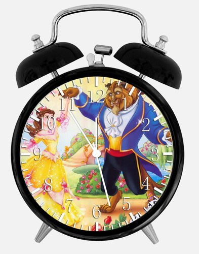 Beauty and the Beast Alarm Desk Clock 3.75" Home or Office Decor W391 ...