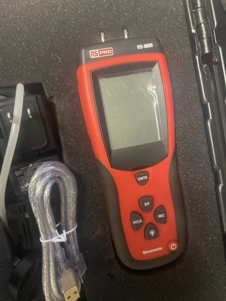 RS PRO RS 144-5336 RS8890 Differential Gauge Manometer New | eBay UK