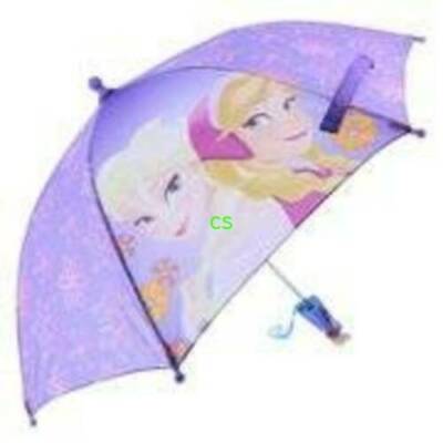 Disney Frozen Elsa & Anna Purple Umbrella with 3D Anna & Elsa Handle ...