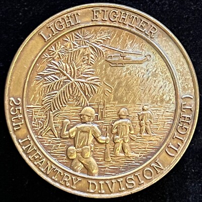 25th Infantry Division Light Command Sergeant Major CSM Vintage ...