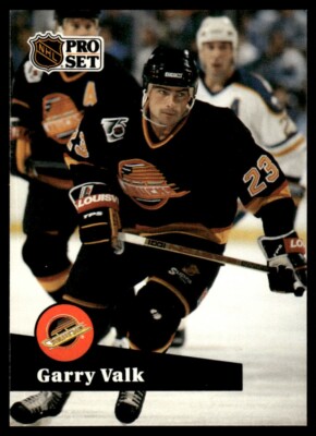 1991-92 Pro Set #499 Garry Valk Vancouver Canucks | eBay