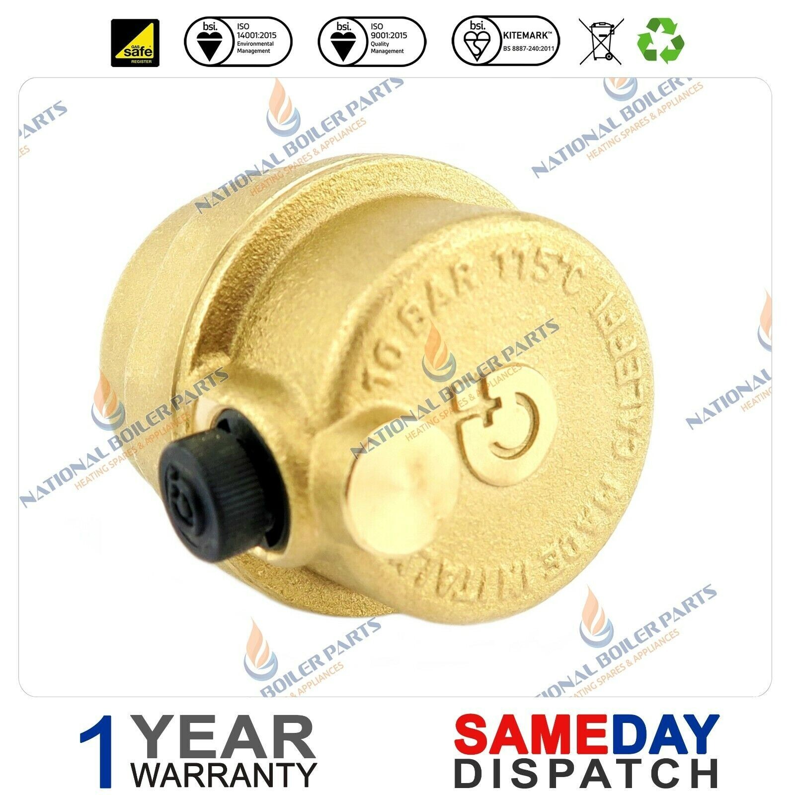 BAXI BERMUDA BBU 15HE (BACK BOILER ) AUTO AIR VENT 5130570 | eBay UK