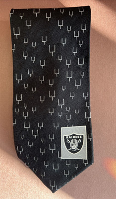 NFL Oakland Raiders Updated Conservative Black with White Goal Posts ...