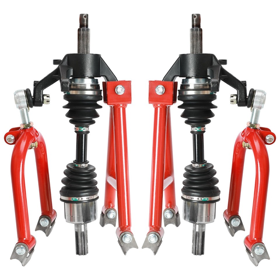 4 Wheeler Front+Rear Differential Drive Shaft CV Axle Kit Gear Box 7 ...