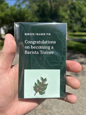 Starbucks Limited Edition Barista Trainer Enamel Pin | eBay