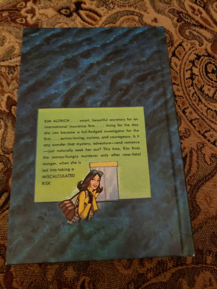 Vintage, Kim Aldrich Miscalculated Risk Mystery, Girls Mystery, 1972 | eBay