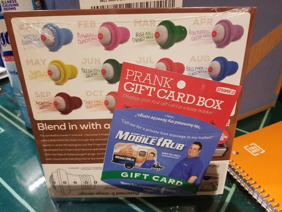 Prank Gift Box: Fart Filter - Wrap Your Real Gift in a Funny Box, Small ...