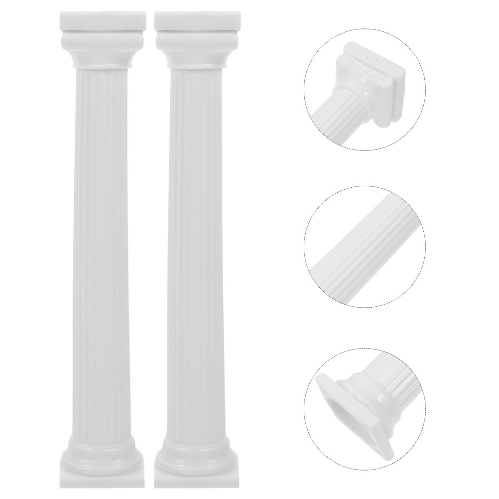8 Pcs Cake Dowels Support Rod Pillar Mini Pillars Baby Wedding Column ...
