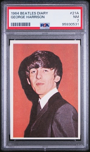1964 Topps Beatles Diary George Harrison #21A – PSA 7 (NM) | eBay