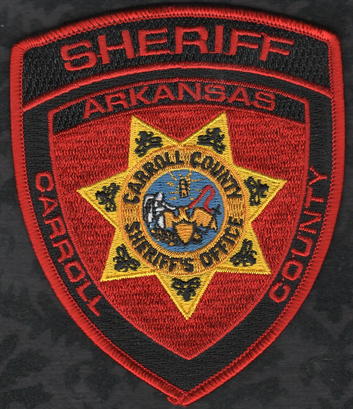👀😜😍👌 Carroll County Arkansas Sheriff Shoulder Patch | eBay
