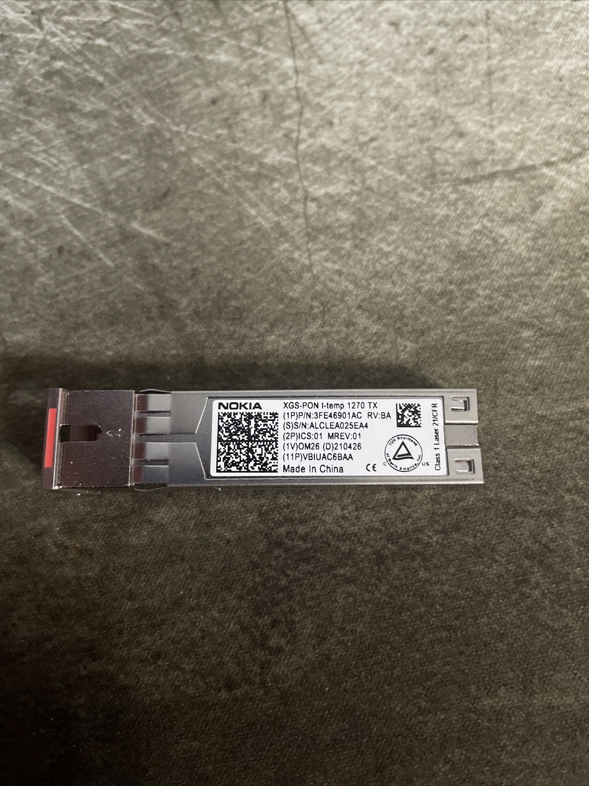 Nokia | 3FE46901AC | XGS-PON ONU I-Temp 1270 TX SFP Transceiver Module ...