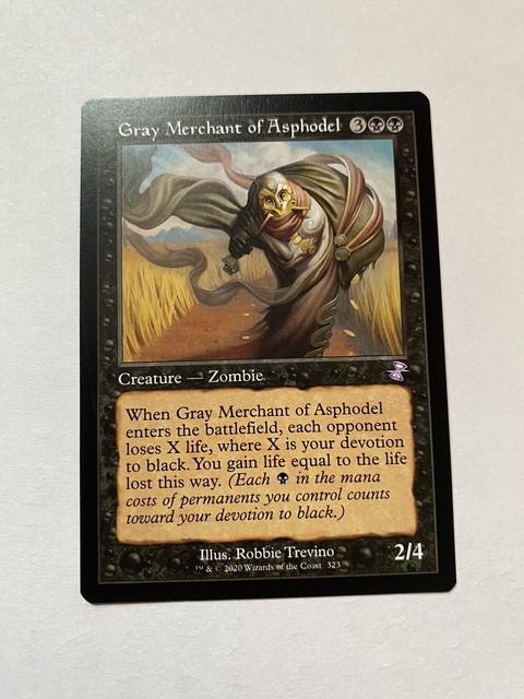 MTG Gray Merchant of Asphodel Time Spiral Remastered 323 Regular ...