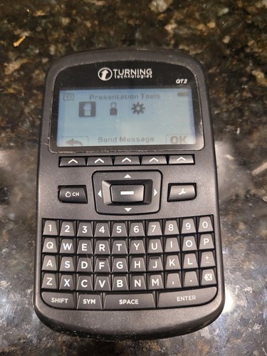 TURNING TECHNOLOGIES RESPONSE CARD QT2 RCQR 02 CLICKER QWERTY | eBay