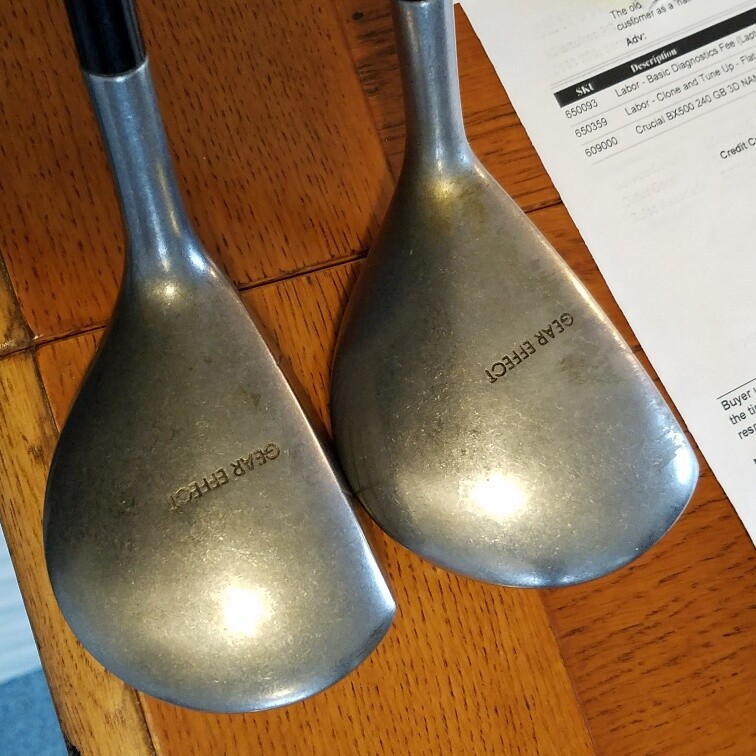 Wilson 1200 TN System-45 Gear Effect 3&5 Wood w/Dynastep Steel Shafts ...