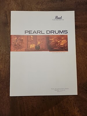 VINTAGE MUSICAL INSTRUMENT CATALOG 2004 PEARL DRUMS | eBay