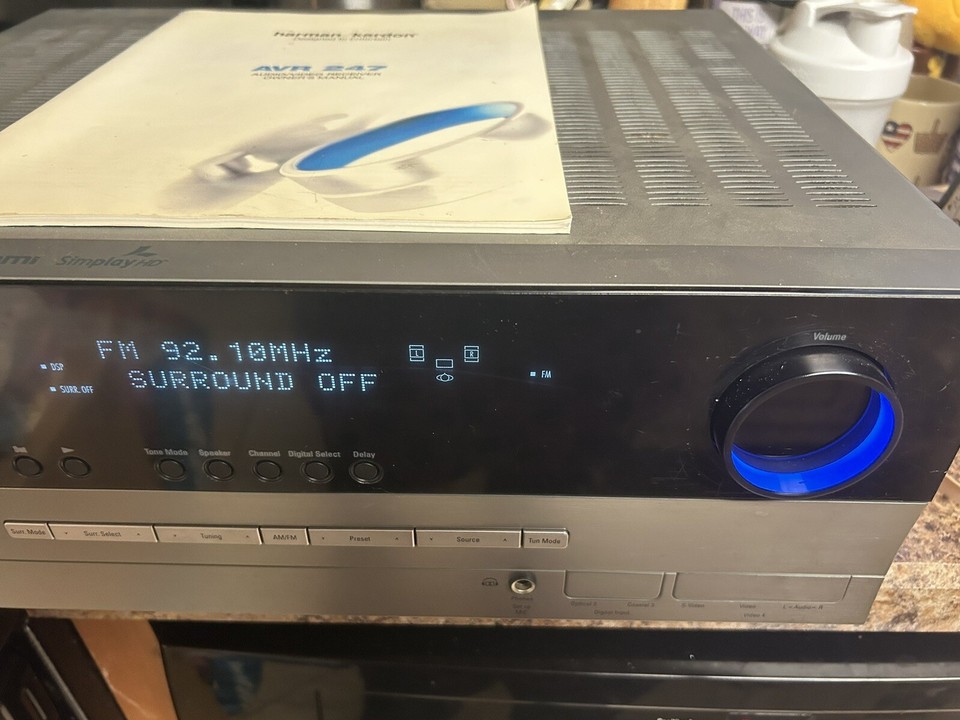 Harman Kardon AVR 247 7.1 Channel Home Theater 390W Receiver ...