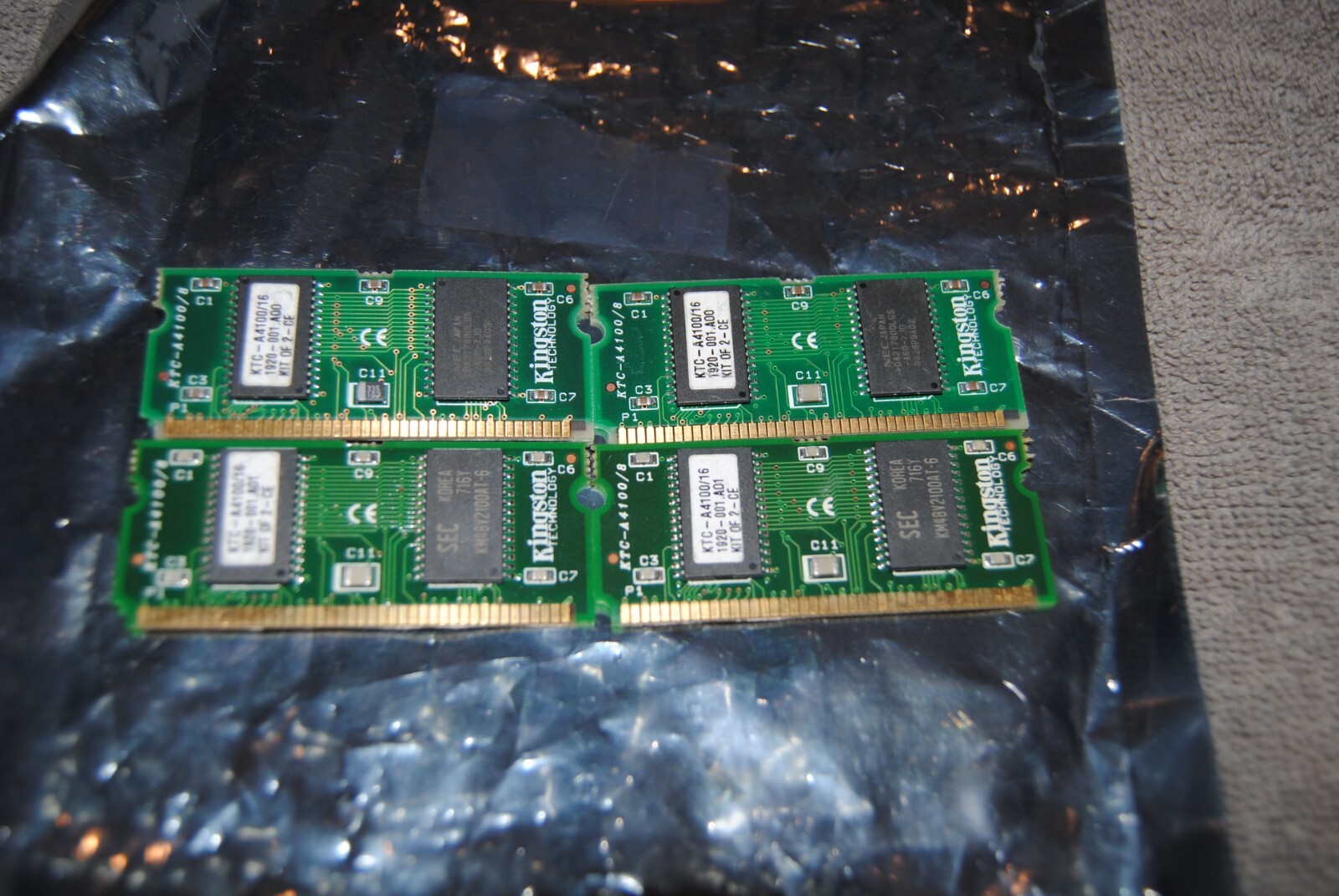 Kingston KTC-A4100/16 16MB Memory Kit Lot 4 Laptop RAM Compaq Armada ...