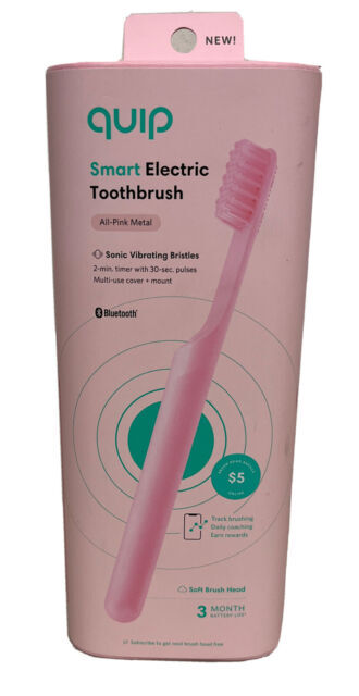 Quip Smart Electric Toothbrush - Pink for sale online | eBay