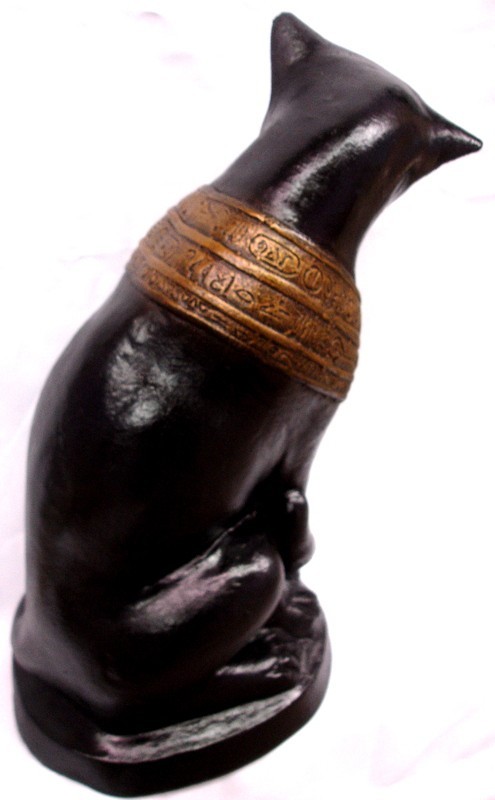 20" Large Ancient Egyptian Cat Bastet Museum Reproduction Classical Art ...