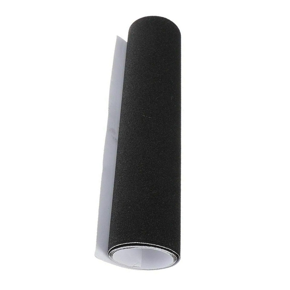 1Pc Black Skateboard Stickers 84 * 23cm Pro Skating Board Sandpaper ...