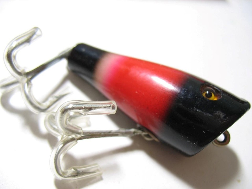 Creek Chub Midget Plunker old wood fishing lure new in unmarked box glass eyes | eBay