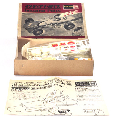 Vintage Marusan FA130 Motorized 1:20 Indy Race Car Model Kit Japan 1960 ...