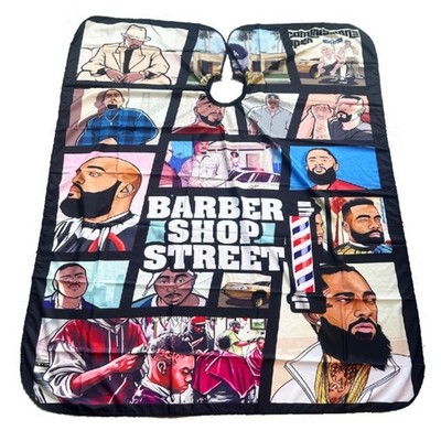 Cool Barber Cape Stylish Barber Cape Barber Supply Haircut Barber Cape ...