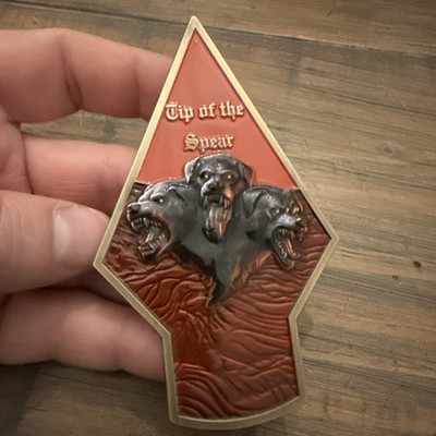 Huge Odd Shaped 1st Network Battalion USMC Gate Keeper Challenge Coin ...