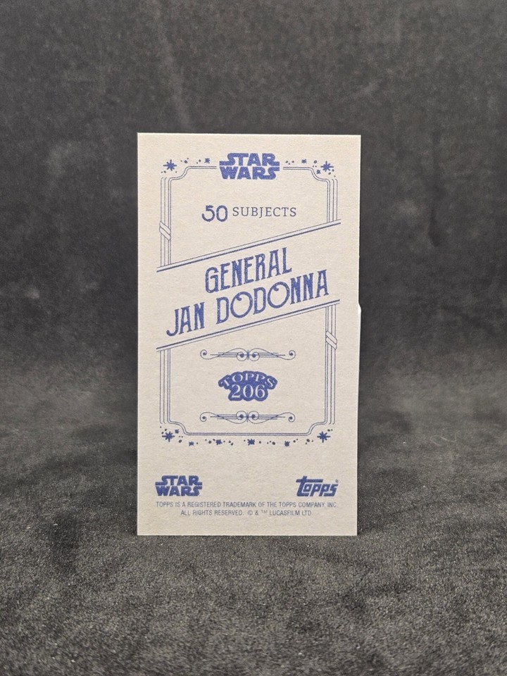 2022 Star Wars T206 Wave 3 General Jan Dodonna Green Starfield | eBay