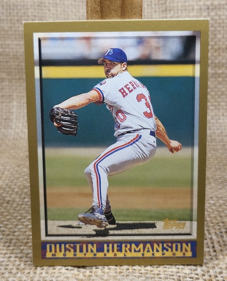 1998 Topps Dustin Hermanson Baseball Card #421 Montreal Expos FREE S&H ...