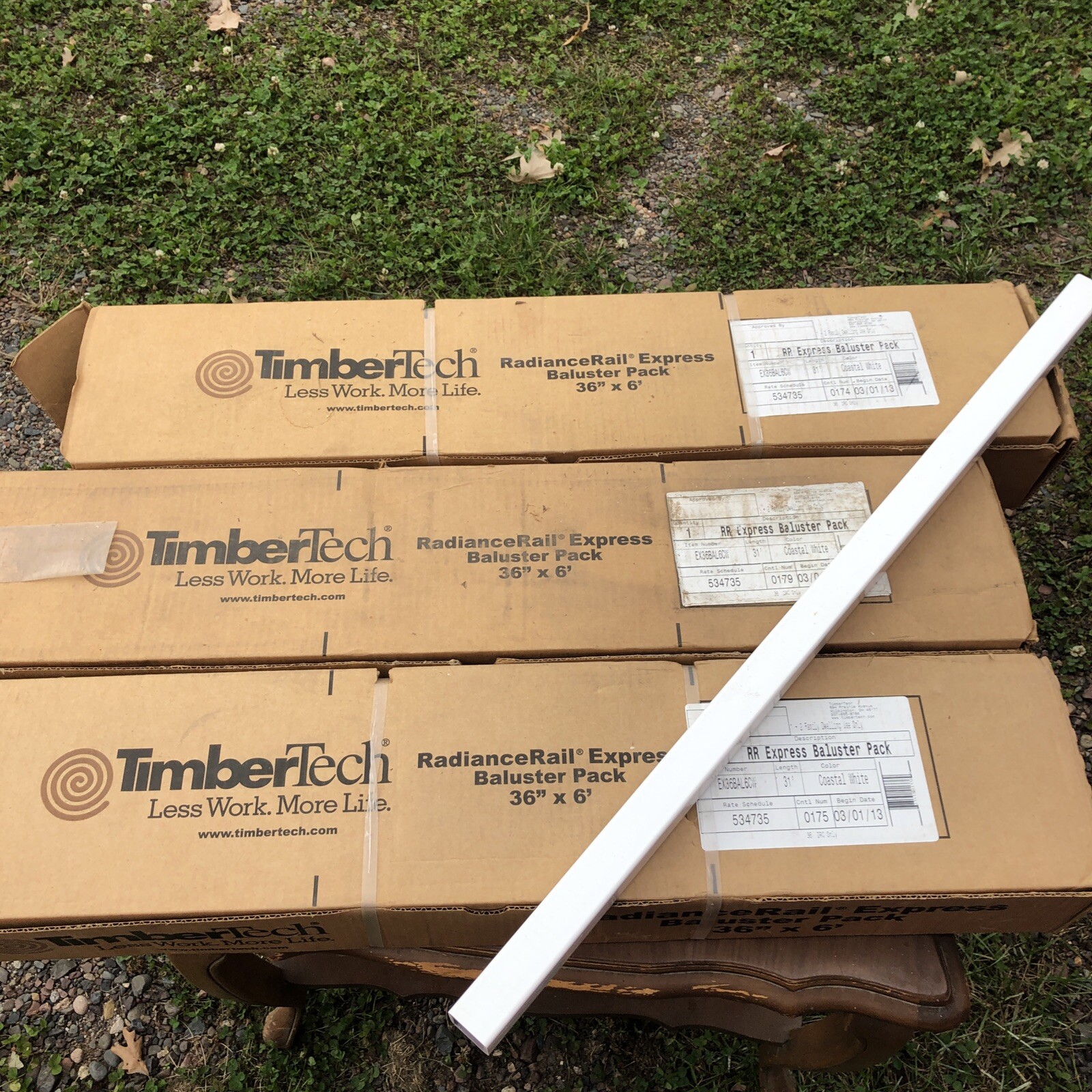 Timbertech RadianceRail Express Baluster Pack 36” X 6’ (29.75")- White ...