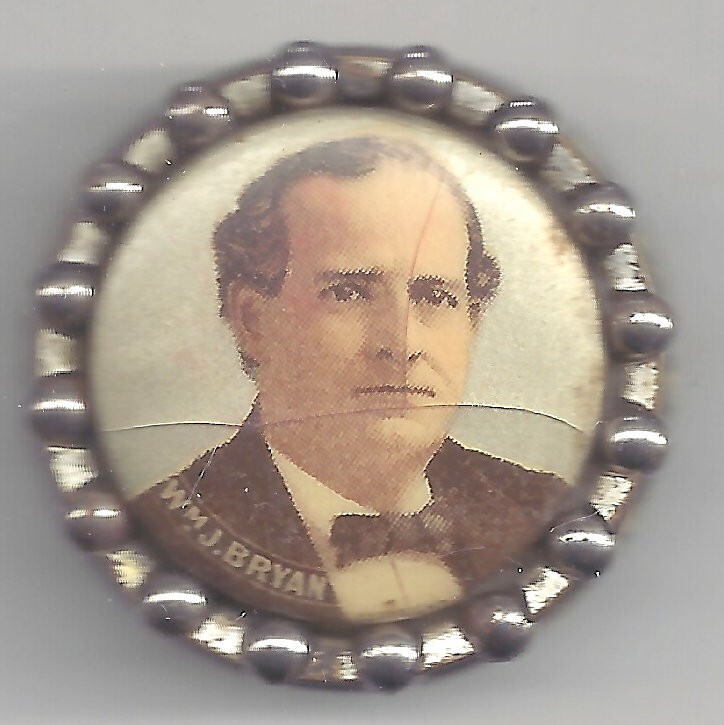 UNUSUAL W.J. BRYAN Campaign Pin w/ Ball Bearing Frame | eBay