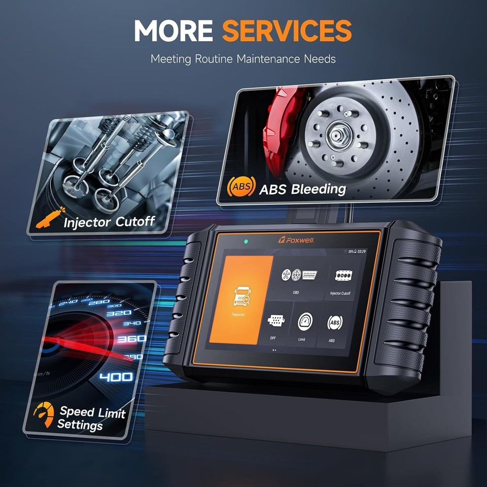 FOXWELL HD500 Heavy Duty Truck Diesel Scanner Diagnostic All System DPF ...