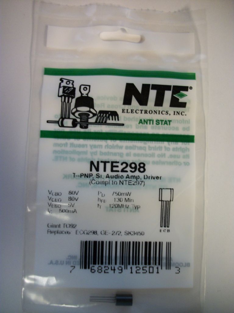 NTE Electronics - NTE290A NTE291 NTE293 NTE295 NTE298 NTE299 NTE302 | eBay