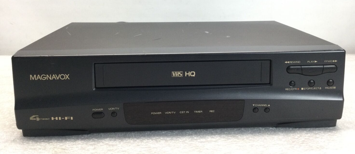 MAGNAVOX VRT262AT22 4 Head Hi-Fi VHS VCR Player Video Cassette Recorder ...