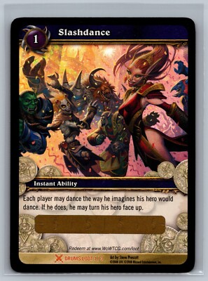 World of Warcraft TCG Slashdance #1/3 Foil Loot Card NEW WOW CCG | eBay