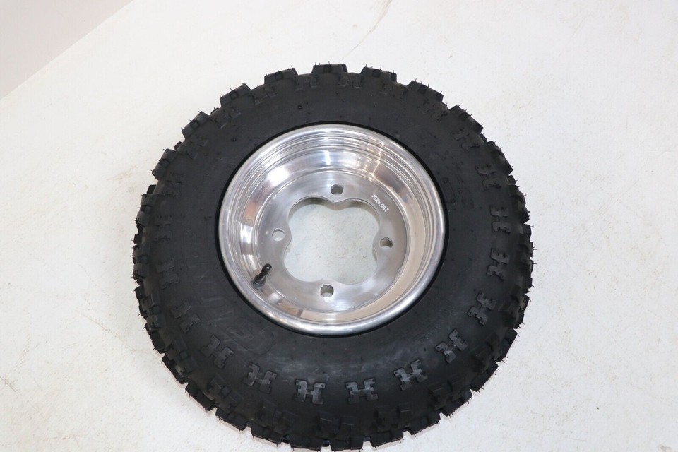 NEW 21x7x10 front tires + wheels rims HONDA 450r 400EX 300EX TRX250r ...
